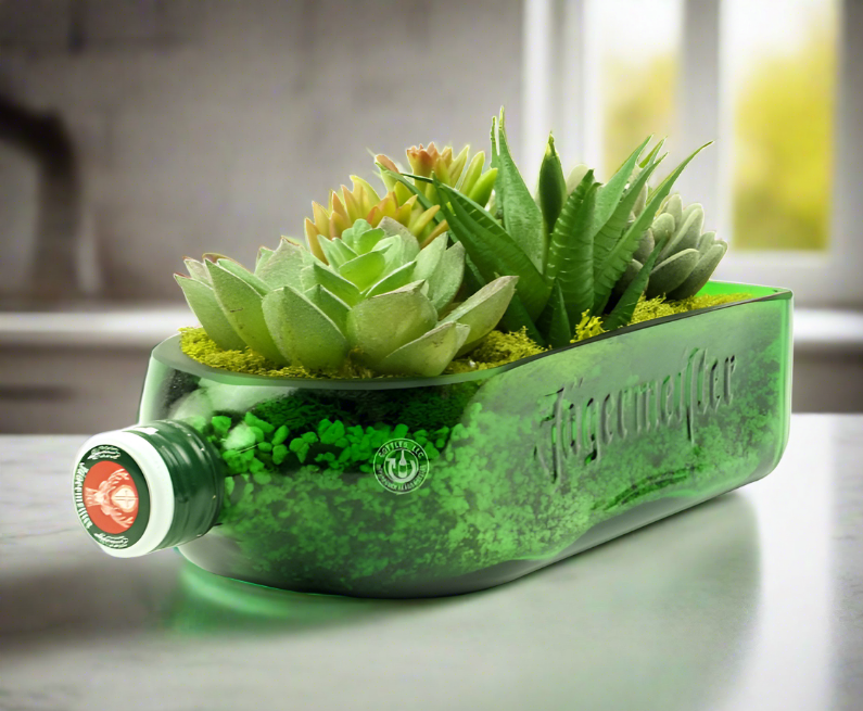 Jagermeister Liqueur Bottle Planter – Gottles